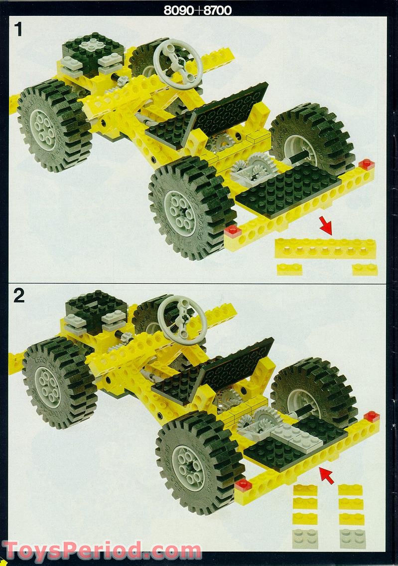 LEGO 8090 Technic Universal Set Instructions and Parts List