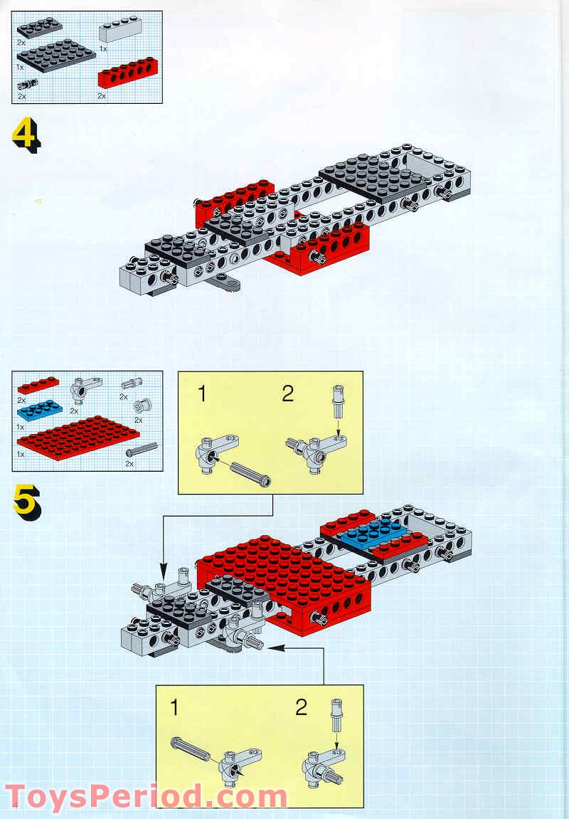 LEGO 8280 Fire Response Unit Instructions and Parts List