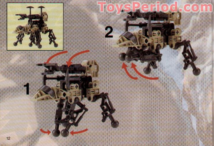 LEGO 8506 Rock Slizer Instructions and Parts List