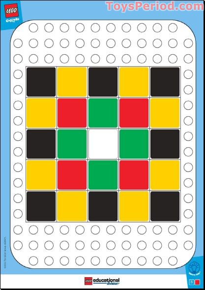 LEGO 9534 Mosaic Tiles Instructions and Parts List