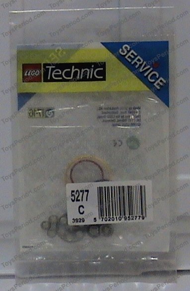 LEGO 5277 Pulleys and V-Belts Set Parts List