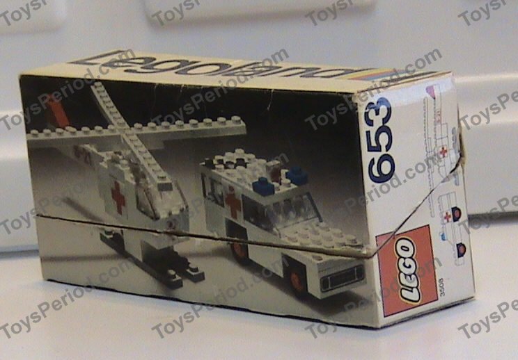LEGO 653-1 Ambulance and Helicopter Instructions and Parts List