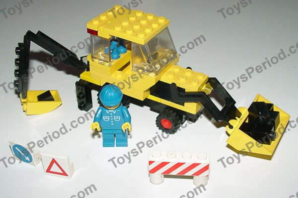 LEGO 6686 Backhoe Instructions and Parts List