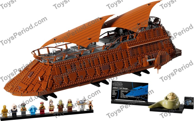 LEGO 75397 Jabba's Sail Barge - UCS Set Parts List