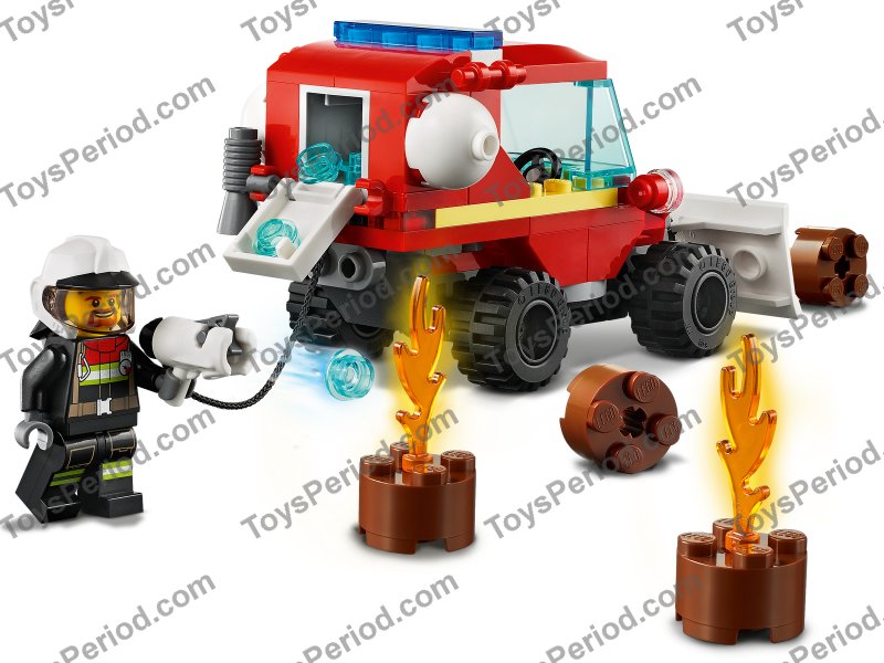 LEGO 60279 Fire Hazard Truck Set Parts List