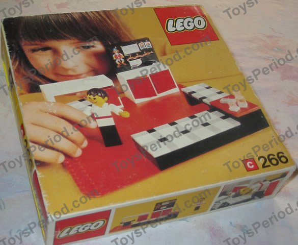 LEGO 266-1 Child's Bedroom Instructions and Parts List