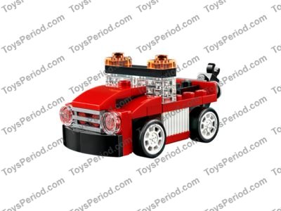 LEGO 31055 Red Racer Set Parts List