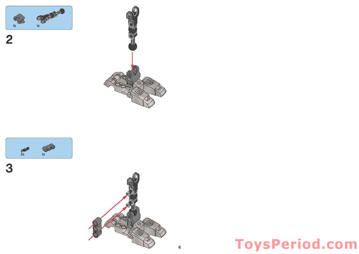LEGO 6230 Stormer XL Instructions and Parts List