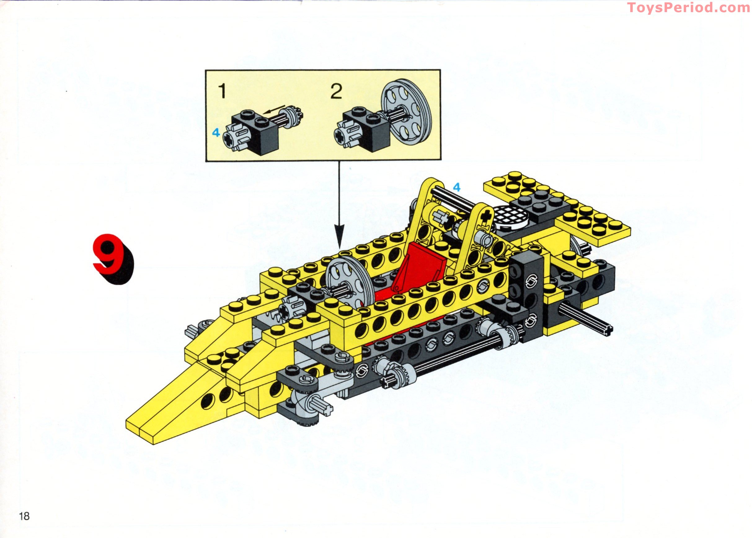 LEGO 8830 Rally 6-Wheeler Instructions and Parts List