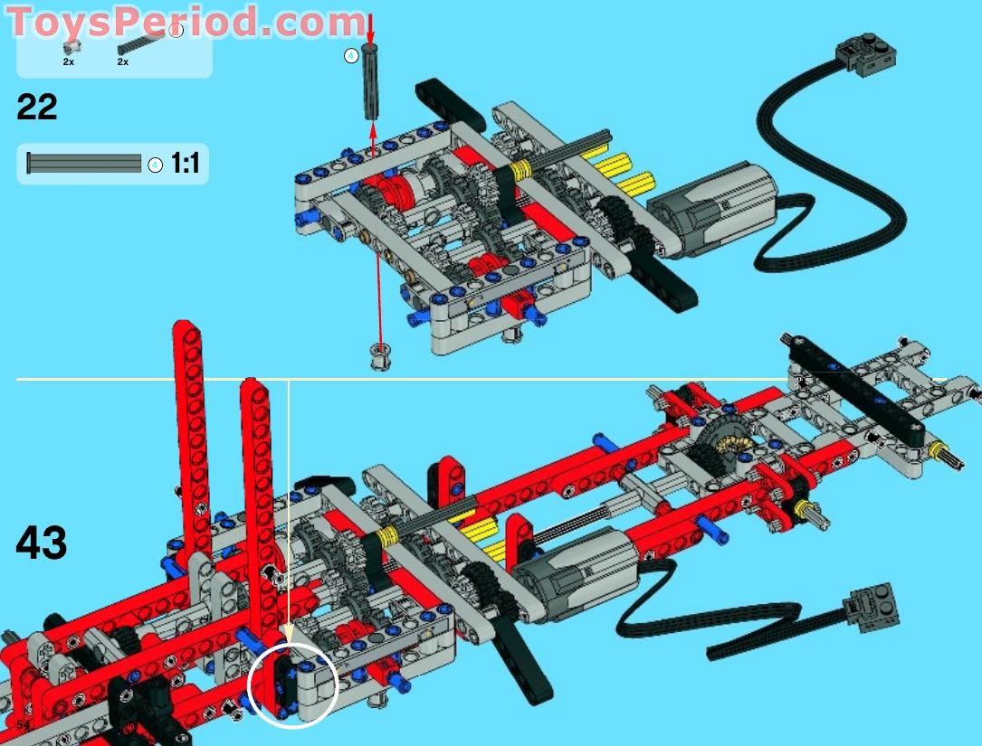 LEGO 9397 Logging Truck Instructions and Parts List