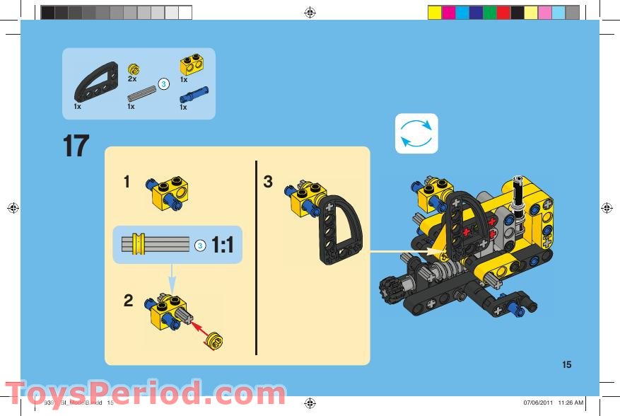 LEGO 9391 Crawler Crane Instructions and Parts List