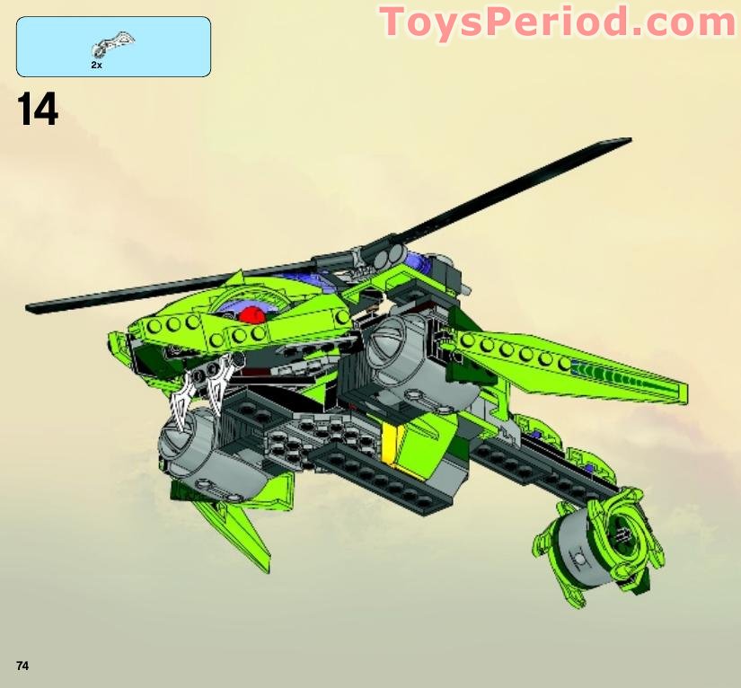 LEGO 9443 Rattlecopter Instructions and Parts List