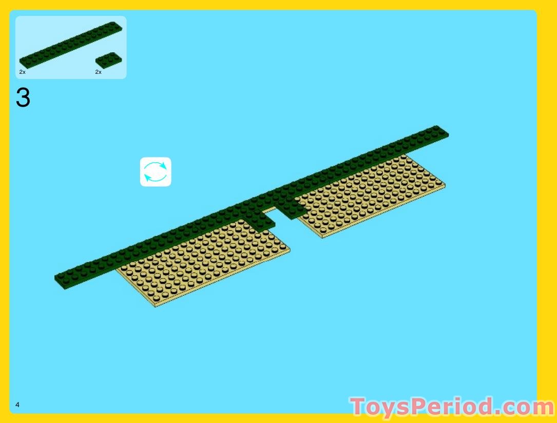 LEGO 10226 Sopwith Camel Instructions and Parts List