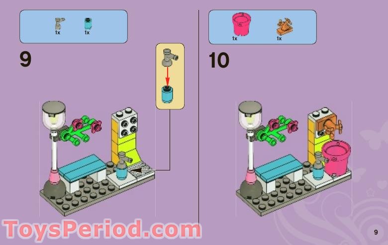 LEGO 3183 Stephanie's Cool Convertible Instructions and Parts List