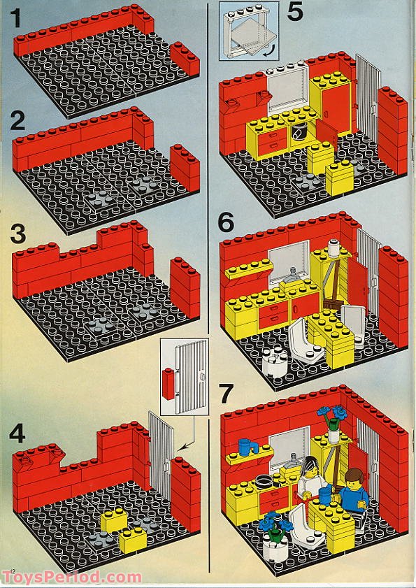 LEGO 730-2 Basic Building Set Instructions and Parts List