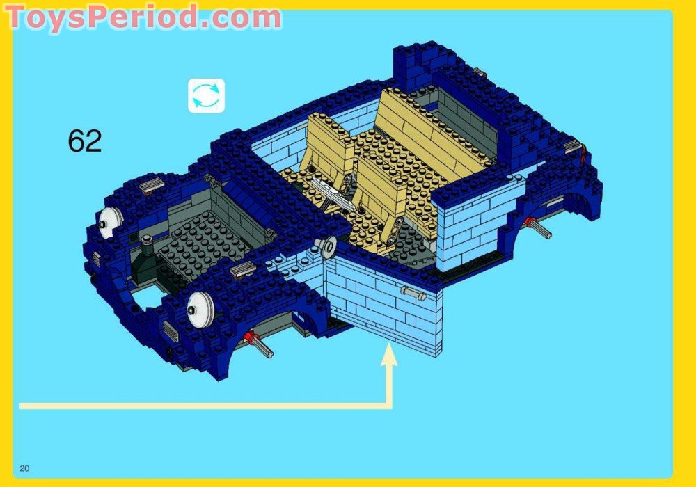 LEGO 10187 Volkswagen Beetle (VW Beetle) Instructions and Parts List