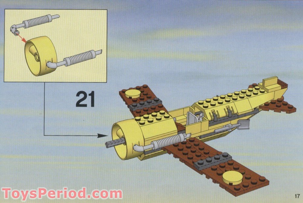 LEGO 4778 Desert Biplane Instructions and Parts List