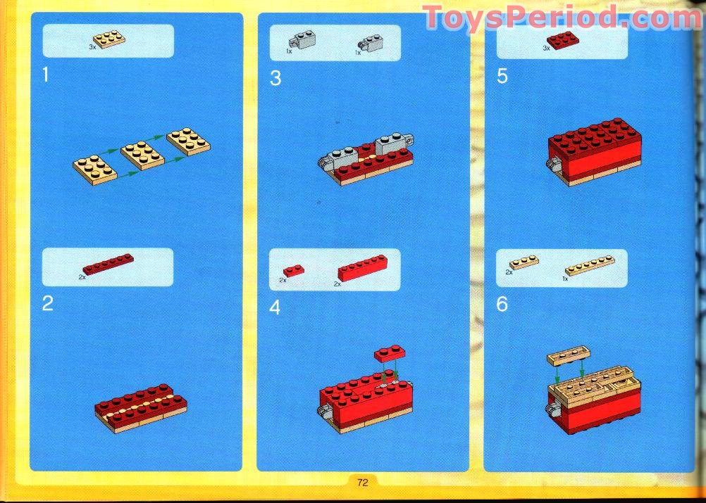 LEGO 4507 Prehistoric Creatures Instructions and Parts List