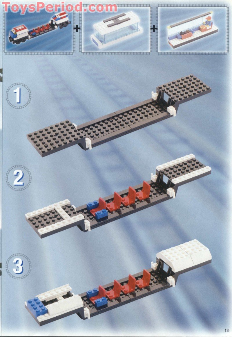 LEGO 4560 Railway Express Instructions and Parts List