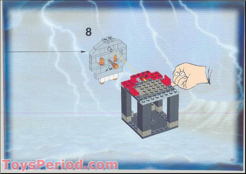 LEGO 6776 Ogel Control Center Instructions and Parts List