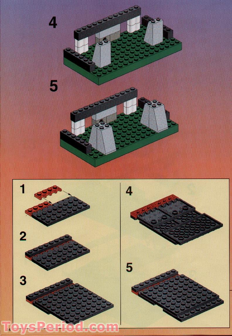 LEGO 6089 Stone Tower Bridge Instructions and Parts List