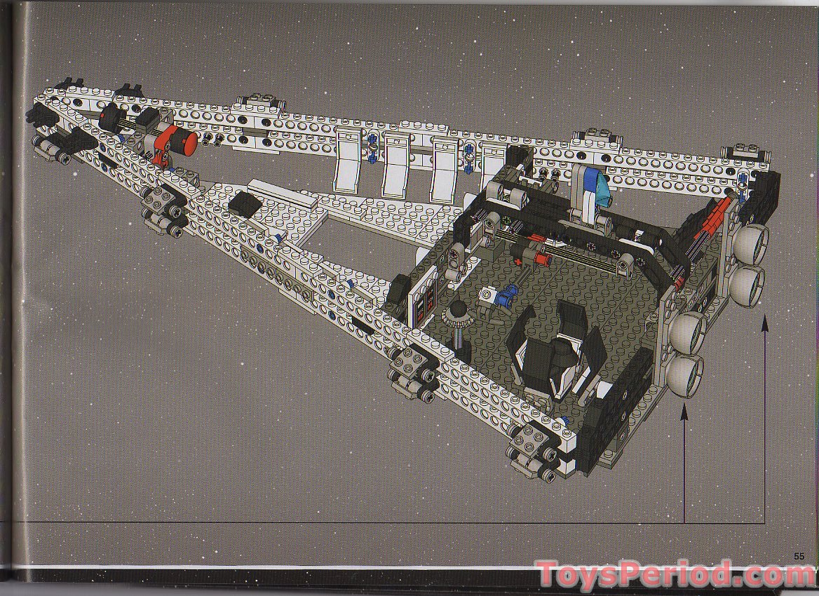 LEGO 6211 Imperial Star Destroyer Instructions and Parts List