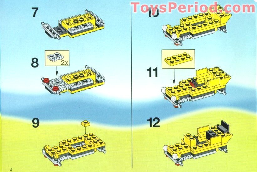 LEGO 6561 Hot Rod Club Instructions and Parts List