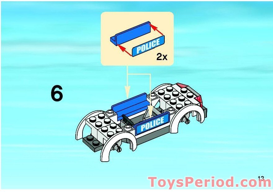 LEGO 7744 Police Headquarters Instructions and Parts List