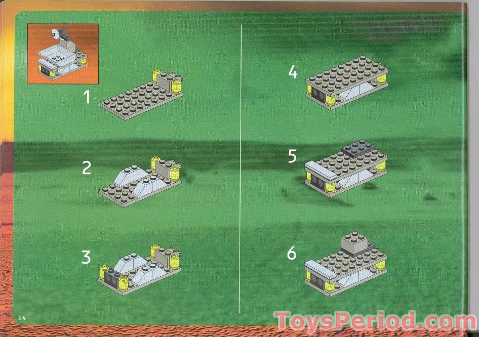 LEGO 7316 Excavation Searcher Instructions and Parts List