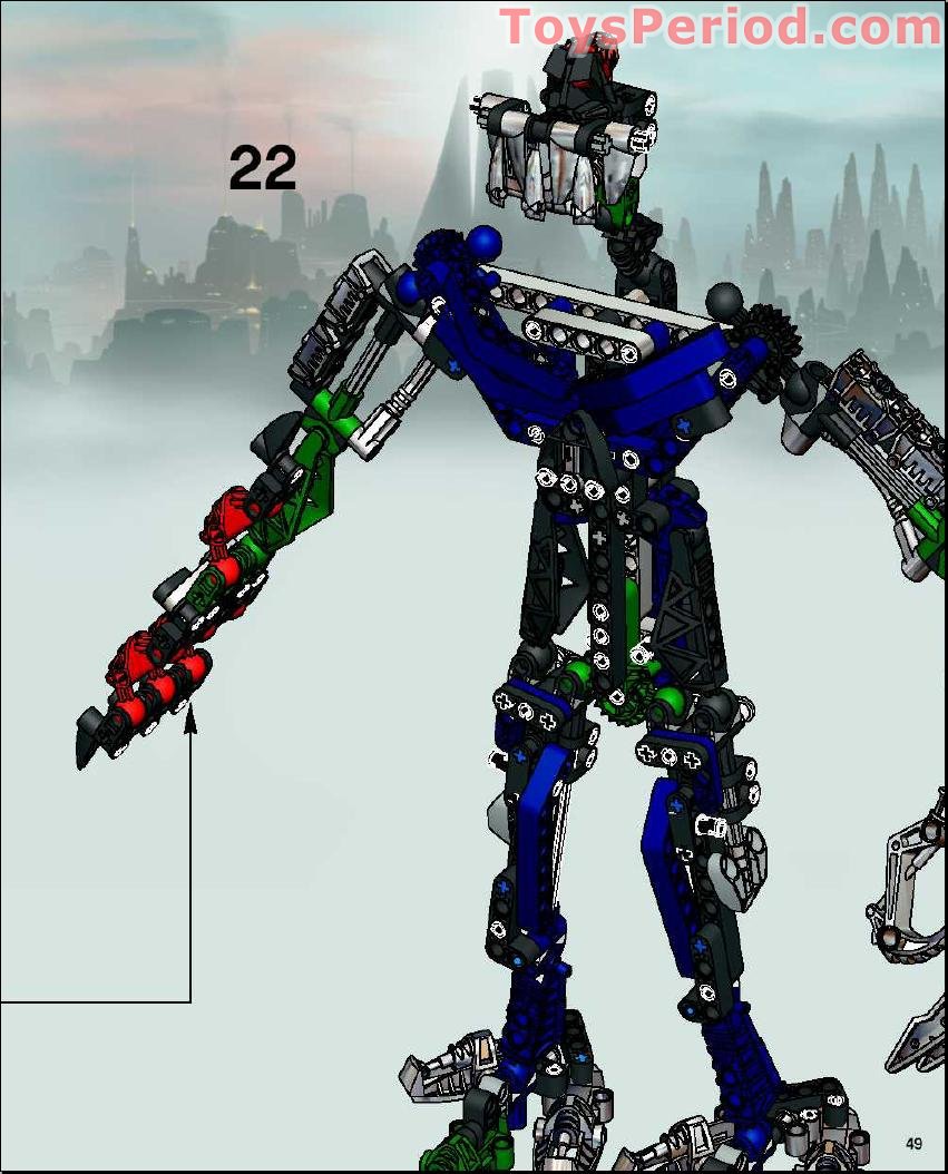 LEGO 8623 Krekka Instructions and Parts List