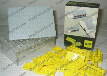 LEGO 518-1 2x4 Plates (Cardboard Box Version) Instructions and Parts List