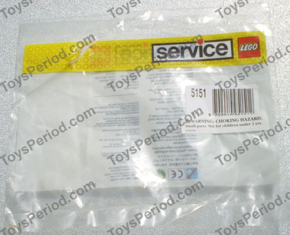 LEGO 5151 Roof Bricks, Red, 45 Degrees Set Parts List