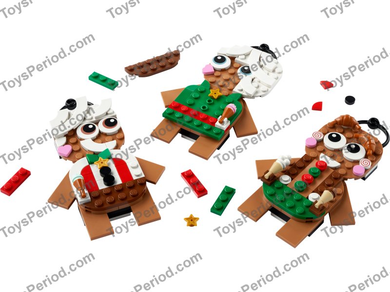 LEGO 40642 Gingerbread Ornaments Set Parts List
