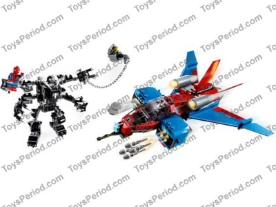 LEGO 76150 Spiderjet vs. Venom Mech Set Parts List
