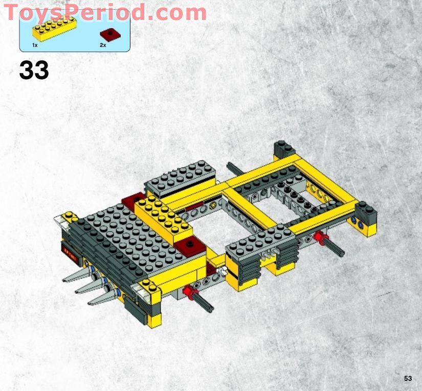LEGO 5885 Triceratops Trapper Instructions and Parts List