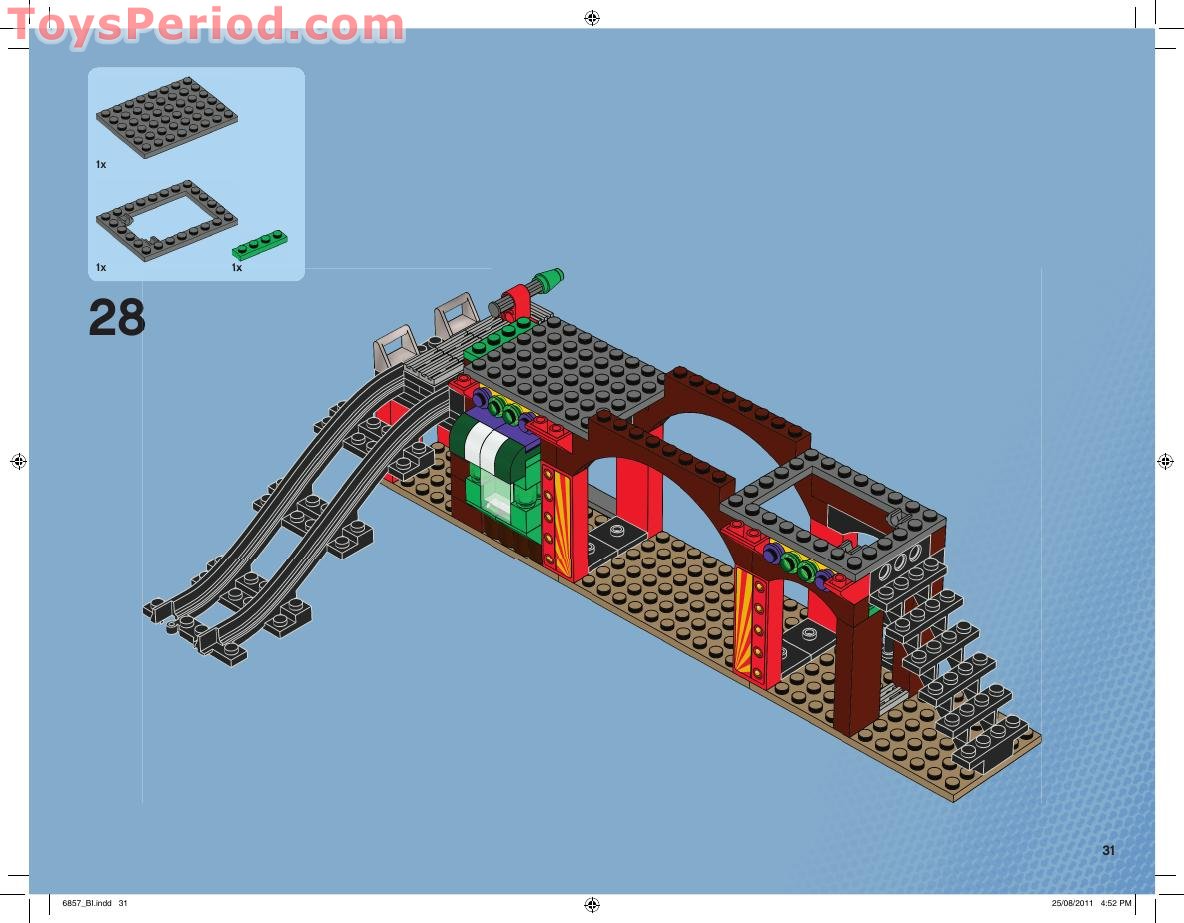 LEGO 6857 The Dynamic Duo Funhouse Escape Instructions and Parts List