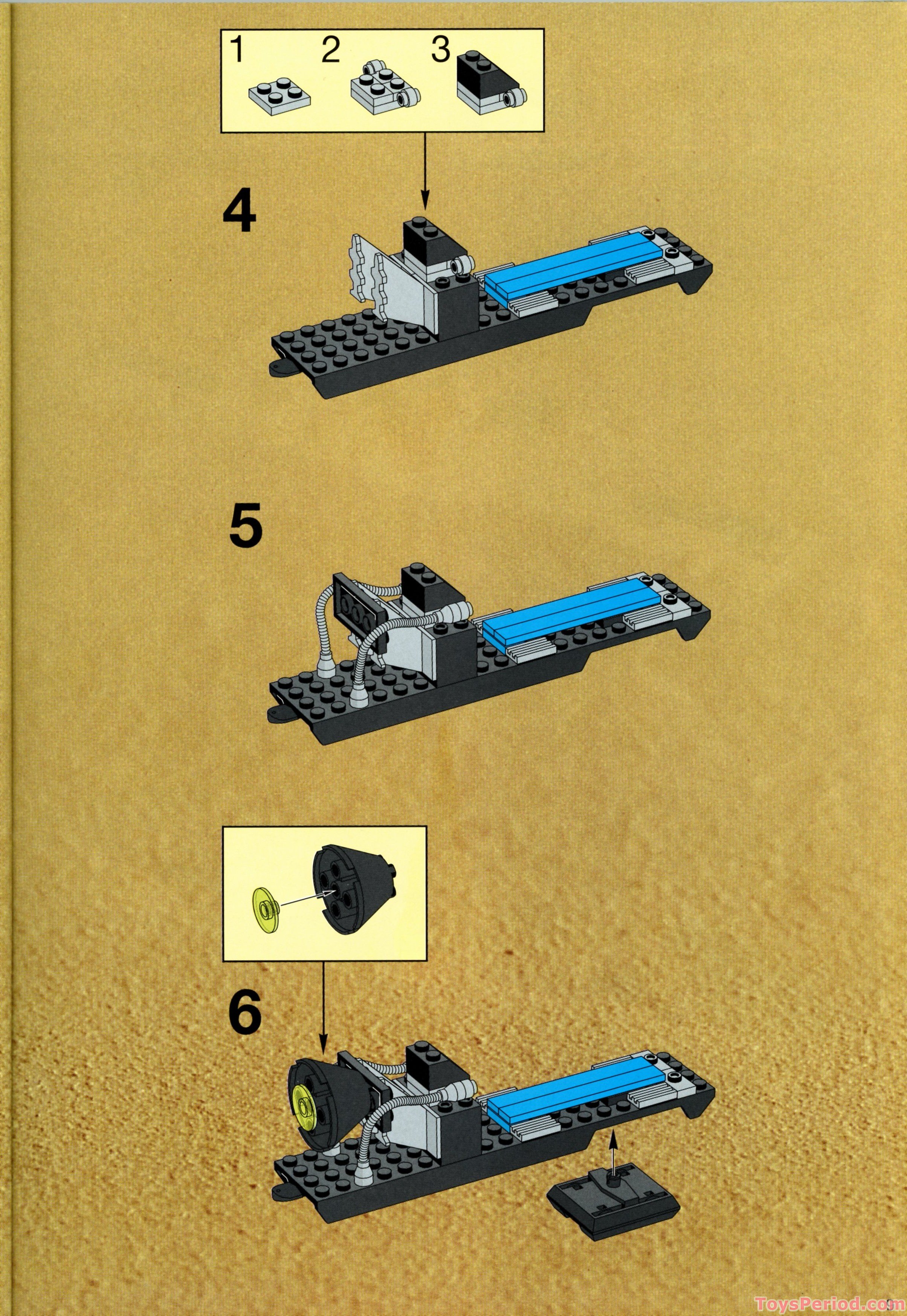 LEGO 6991 Monorail Transport Base Instructions and Parts List