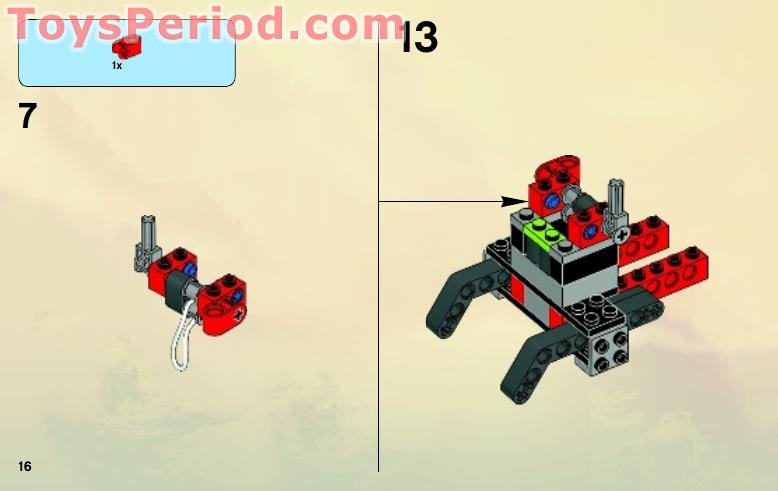 LEGO 70501 Warrior Bike Instructions and Parts List