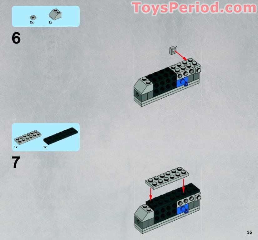 LEGO 7869 Battle for Geonosis Instructions and Parts List
