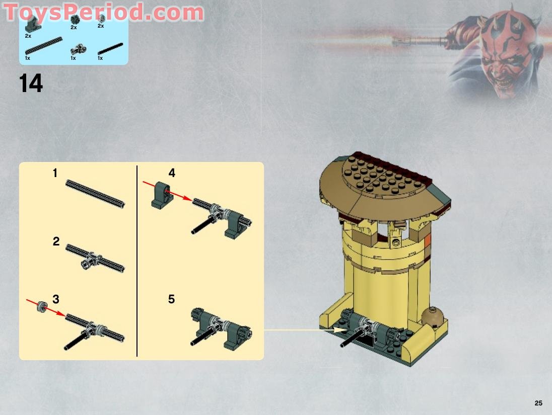 LEGO 9516 Jabba's Palace Instructions and Parts List