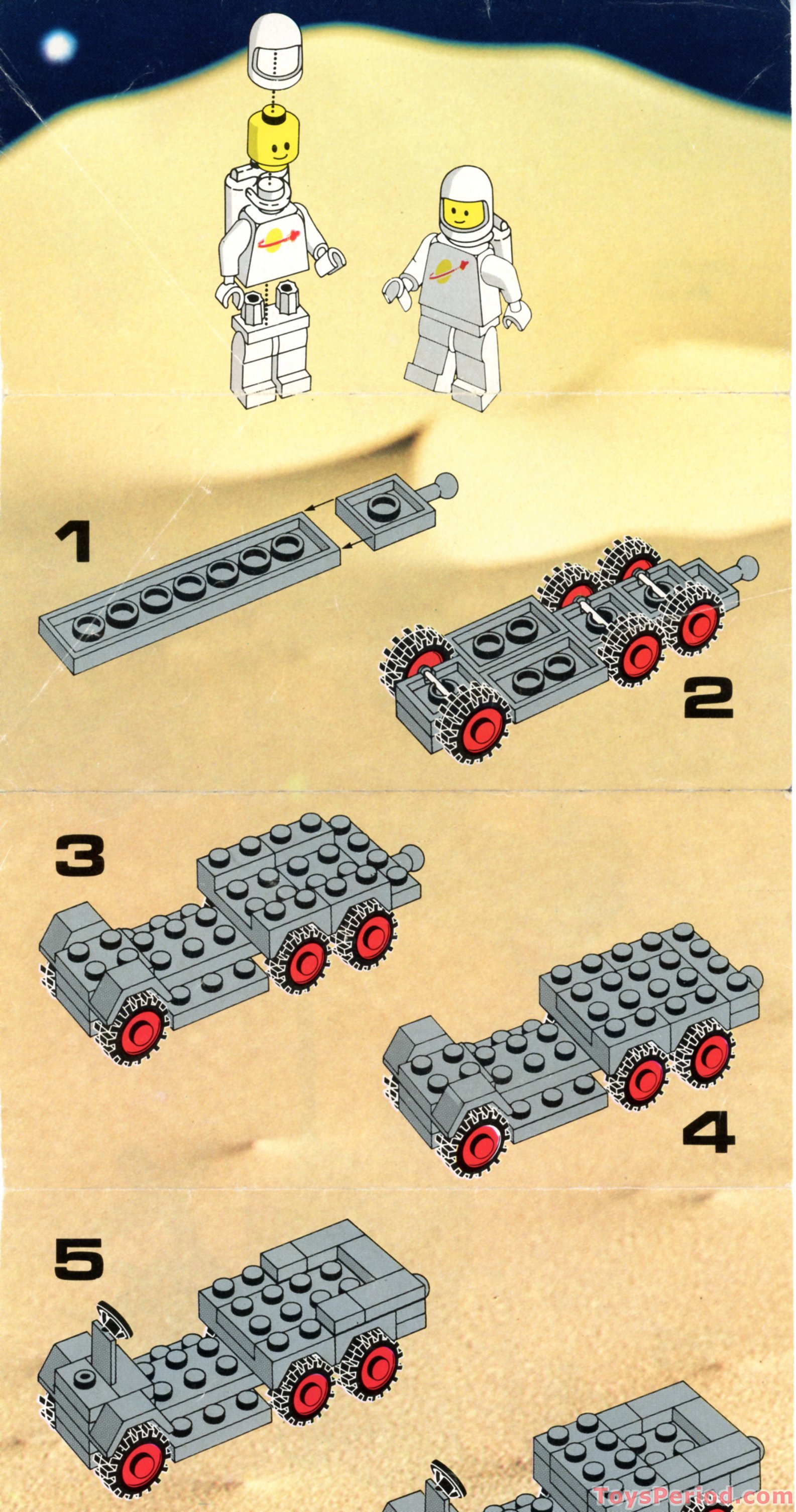 LEGO 894 Mobile Tracking Station, Non-US Version of 452 Instructions ...