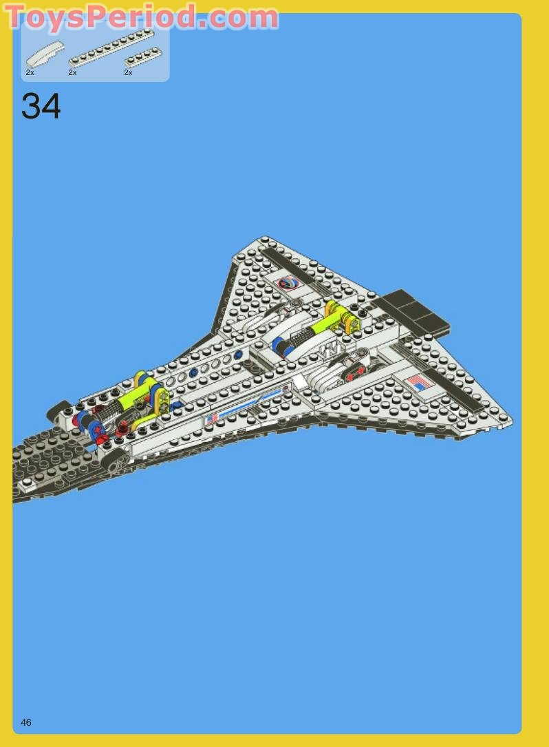 LEGO 10231 Shuttle Expedition Instructions and Parts List