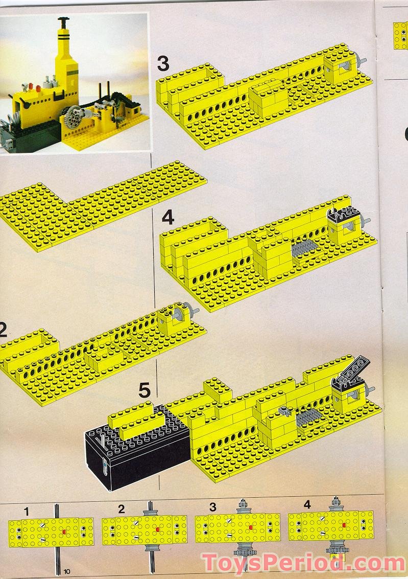 LEGO 744 Universal Building Set Instructions and Parts List