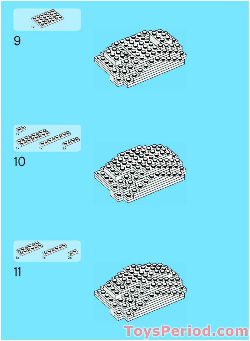 LEGO 10189 Taj Mahal Instructions and Parts List