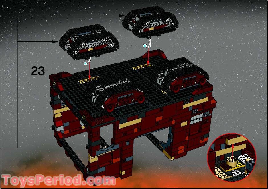 LEGO 10144 Sandcrawler Instructions and Parts List