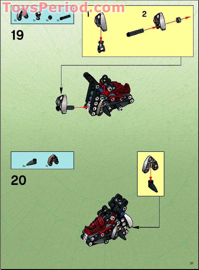 LEGO 10203 Voporak Instructions and Parts List