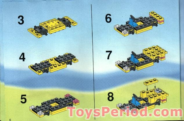 LEGO 2140 ANWB Roadside Assistance Crew Instructions and Parts List