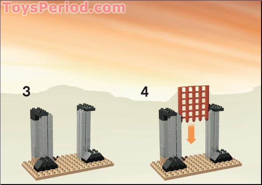 LEGO 4777 Duplo Knights' Castle Instructions and Parts List