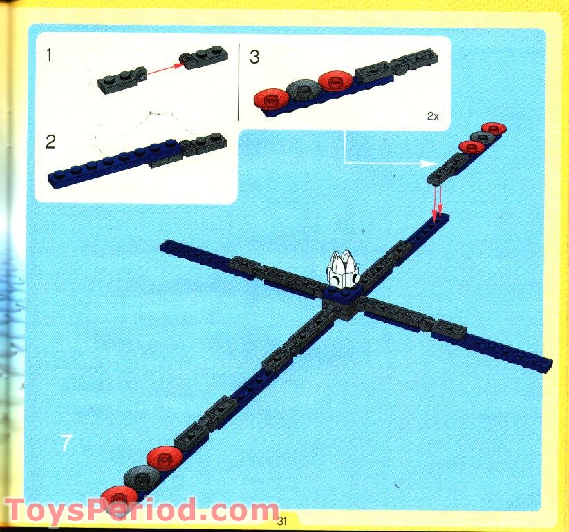 LEGO 4506 Deep Sea Predators Instructions and Parts List