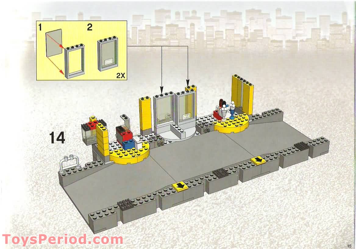 LEGO 4513 Grand Central Station Instructions and Parts List